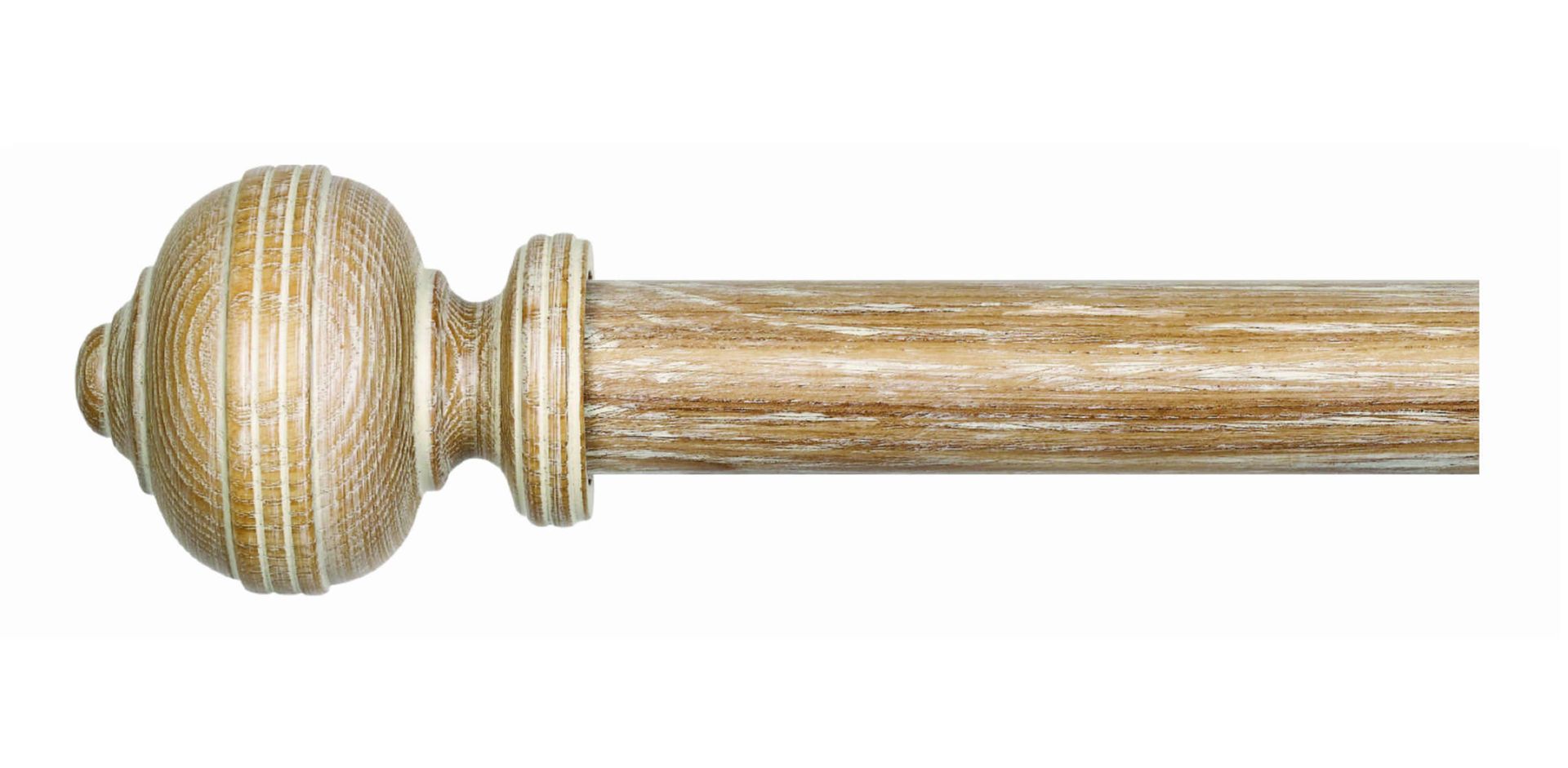 Rustic Curtain Poles | Distressed Weathered | Byron and Byron