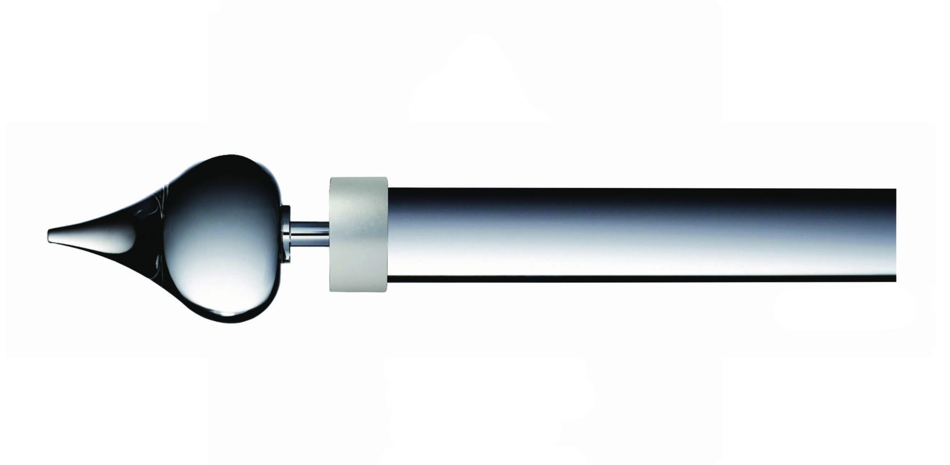 Byron and Byron | Clear Acrylic Curtain Poles | Contemporary